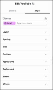 YouTube element | Elementor