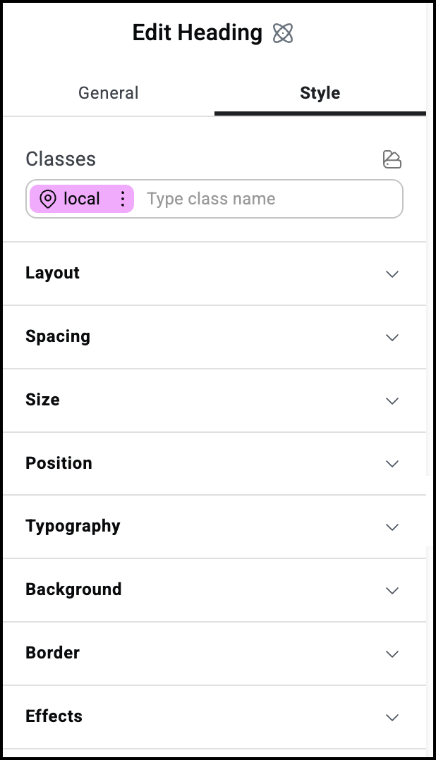 Heading element | Elementor