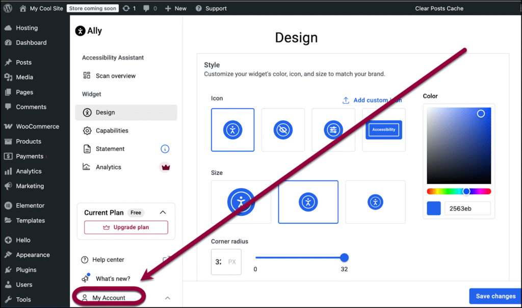 Switch Ally plans | Elementor