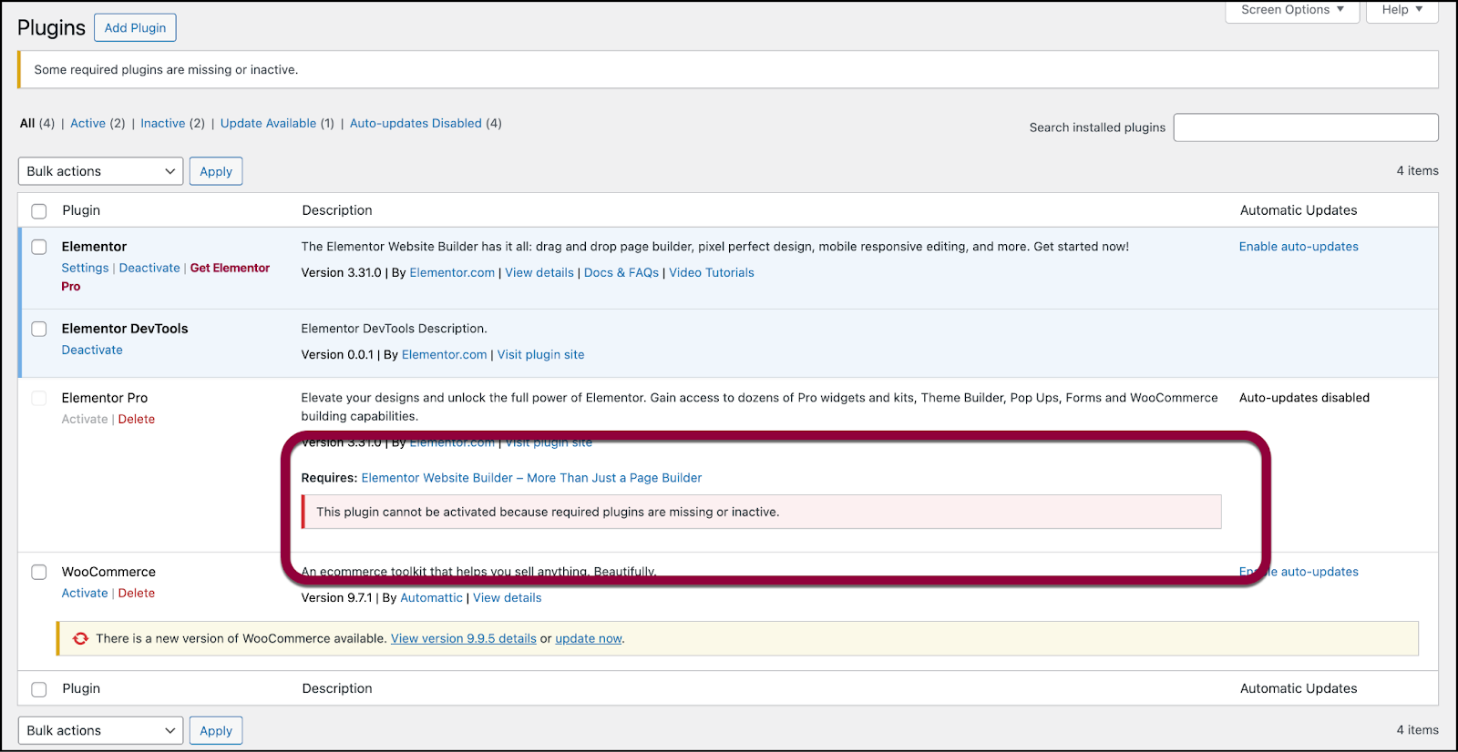 Troubleshooting - Elementor Pro not activating | Elementor