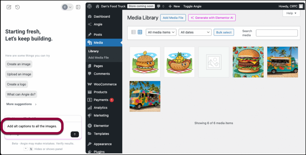 Add alt captions to your images | Elementor