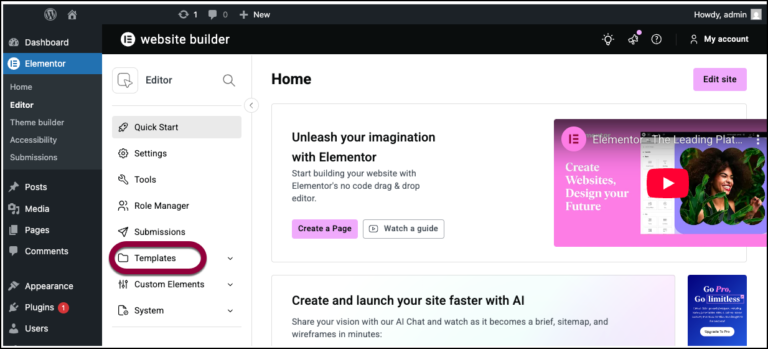 Add a Floating Bar to your site | Elementor
