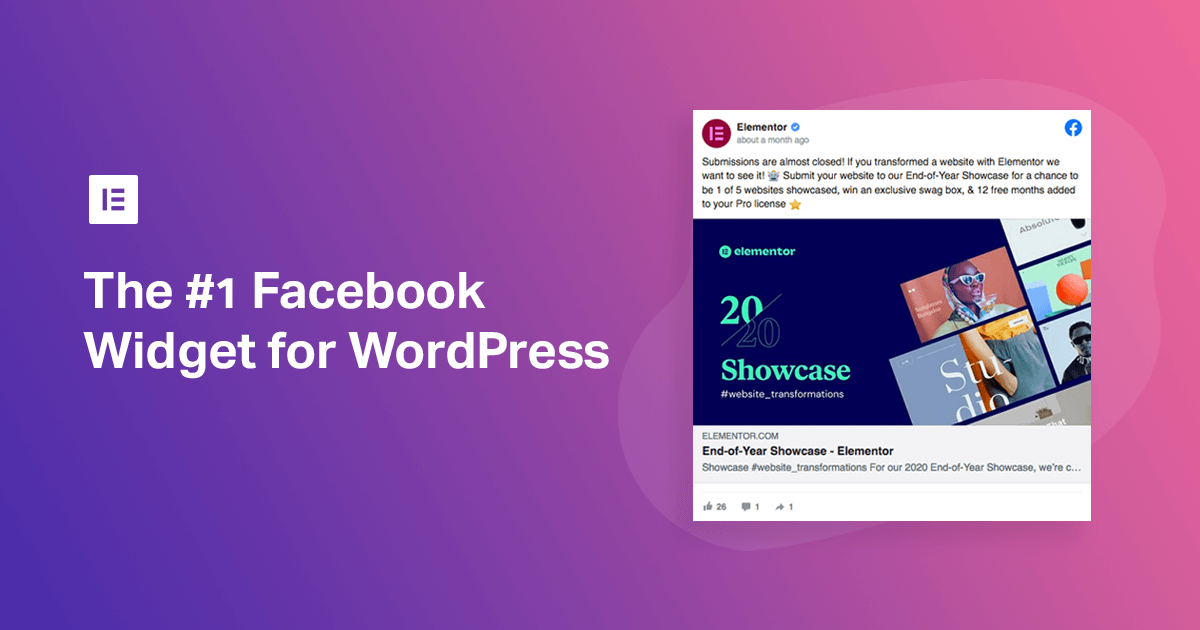 WordPress Facebook Widget Grow Your Social Media Presence Elementor
