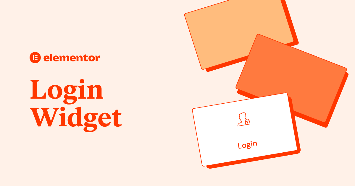 WordPress Login Widget: Create Login Pages & Forms | Elementor WordPress Login Widget: Create Login Pages & Forms | Elementor