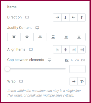How do I set a Flexbox Container's size and behavior? | Elementor