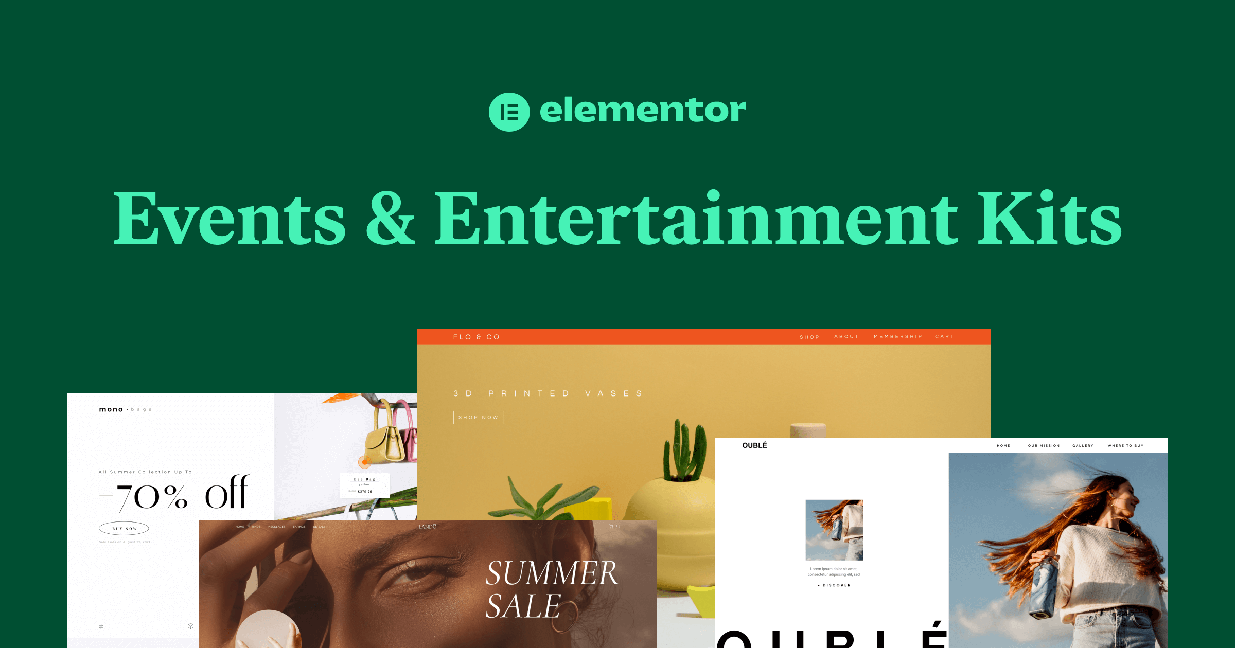 Entertainment Website Templates | Event Website Templates | Elementor
