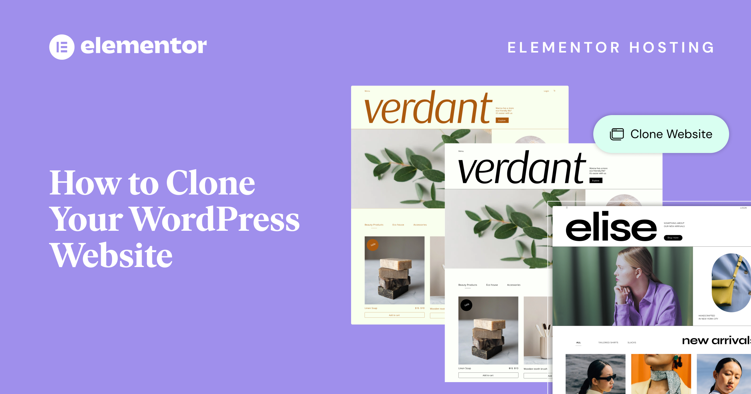 How to Clone your WordPress Site with Elementor Hosting | Elementor