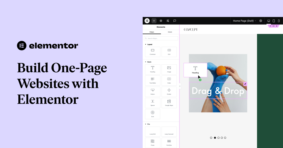 The Best One Page Website Builder in 2024 | Elementor