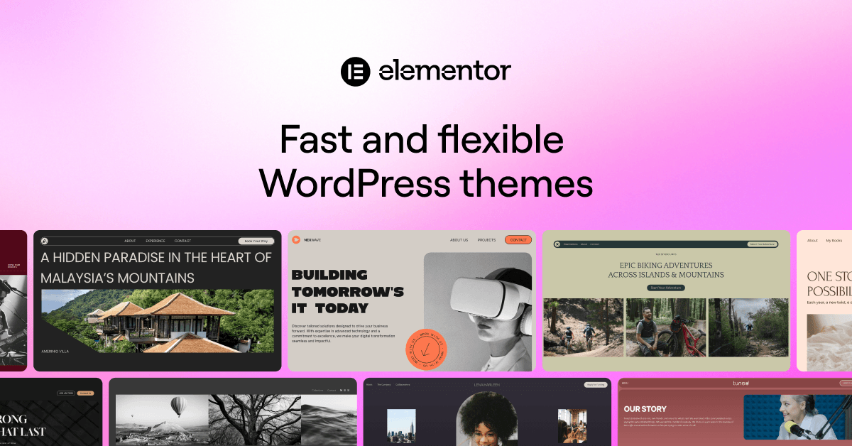 Die besten Themes für WordPress-Websites | Elementor